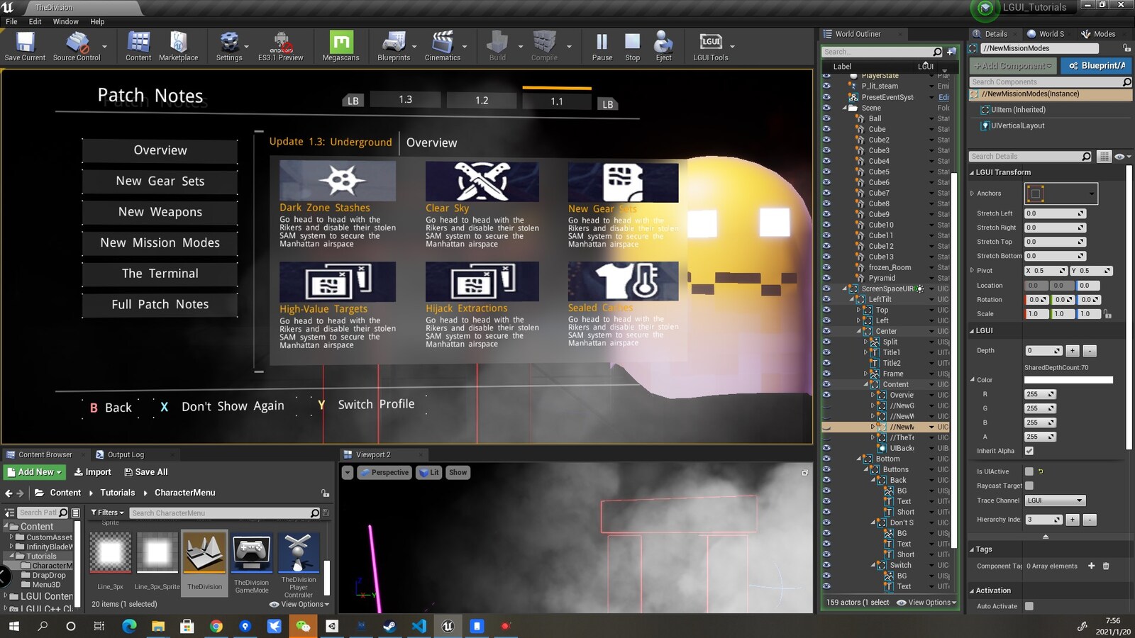 Lgui Lex Gui 3d Ui System For Ue4 In Code Plugins Ue Marketplace
